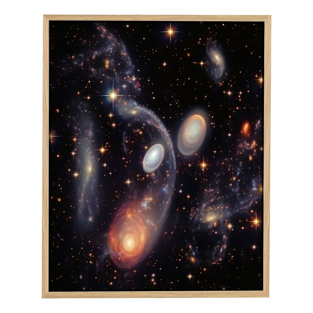 HOMICOZI Stephen's Quintet Poster - James Webb Space Telescope Print ...