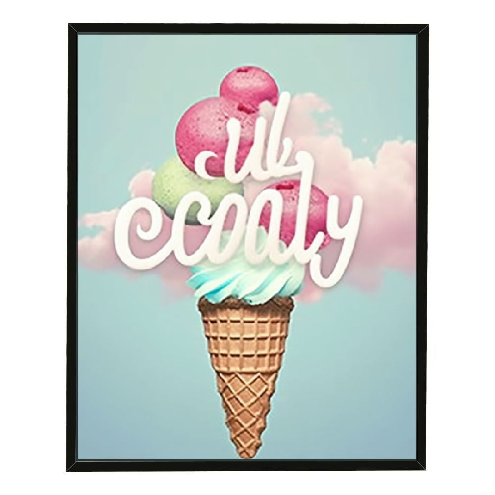 C04-GENYS Summer Fruit Art Print, Tropical Leaves Fruits Wall Art ...