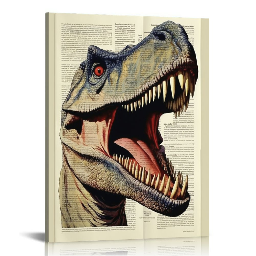 C04-GENYS Tyrannosaurus Rex Head Dinosaur Wall Art: Embark on a ...