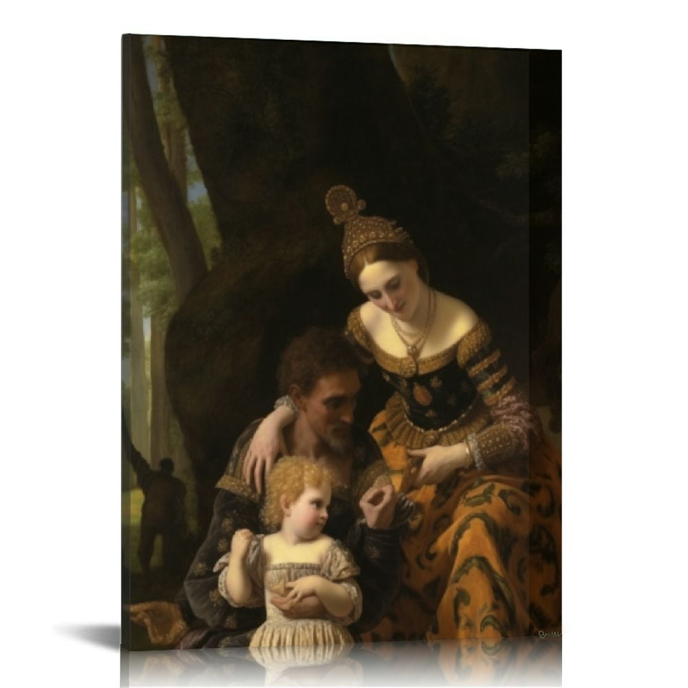 C04-GENYS - Venus Cupid And Mars Poster Wall Art Painting Canvas Wall ...