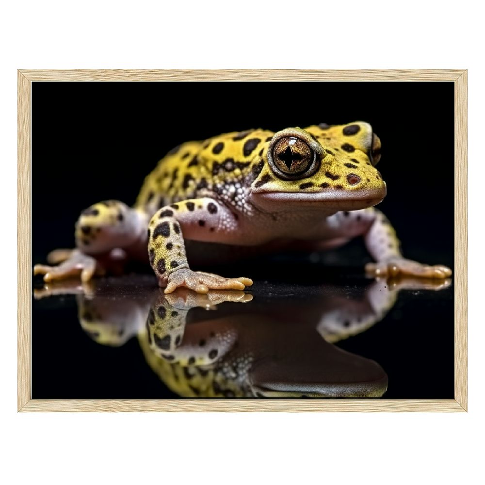 C04-GENYS leopard gecko lizard reptile Poster Decorative Painting Canvas Wall Posters And Art ...