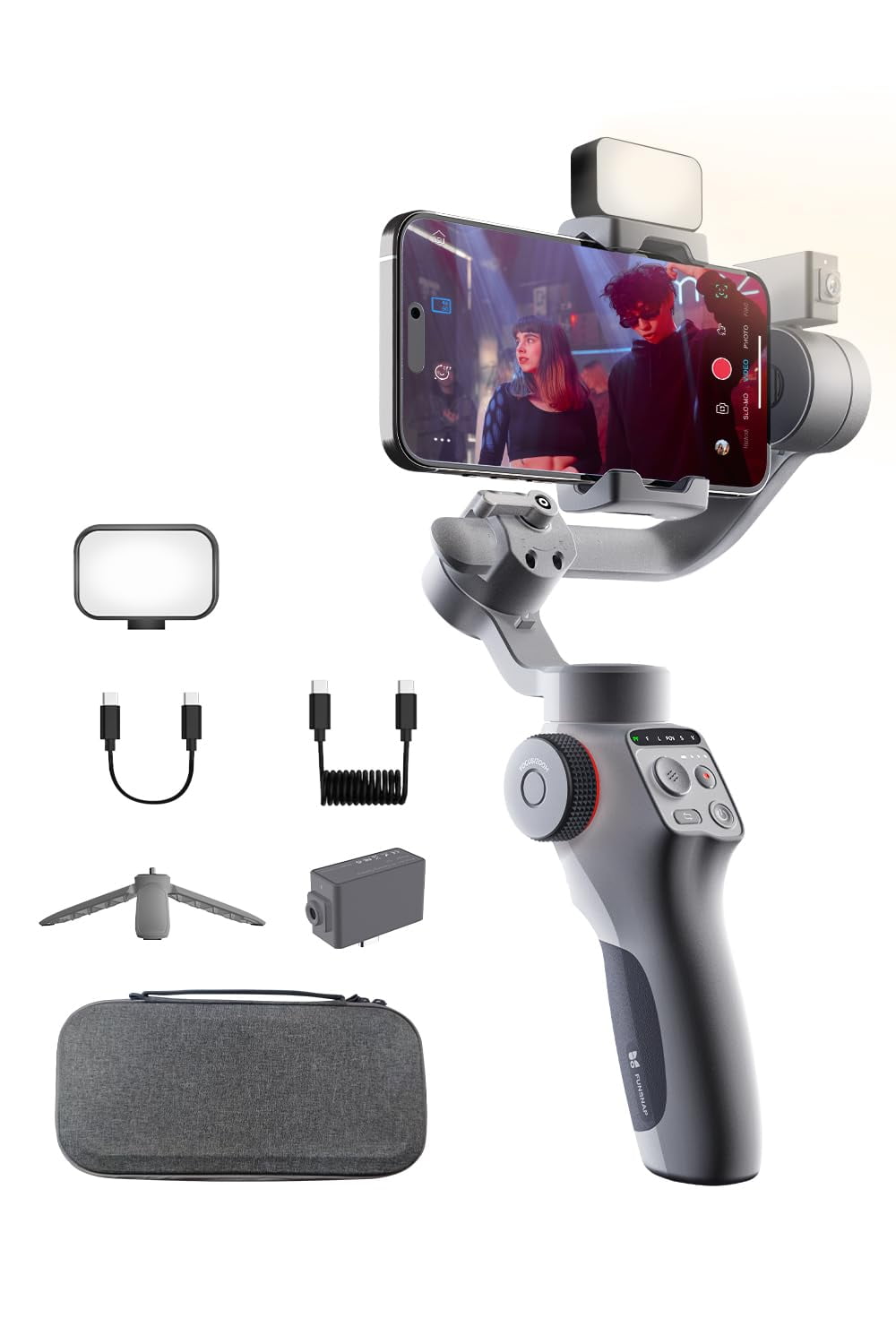 C05 Kit Gimbal Silizer for Smartphone, iPhone Gimbal 3-Axis with ...