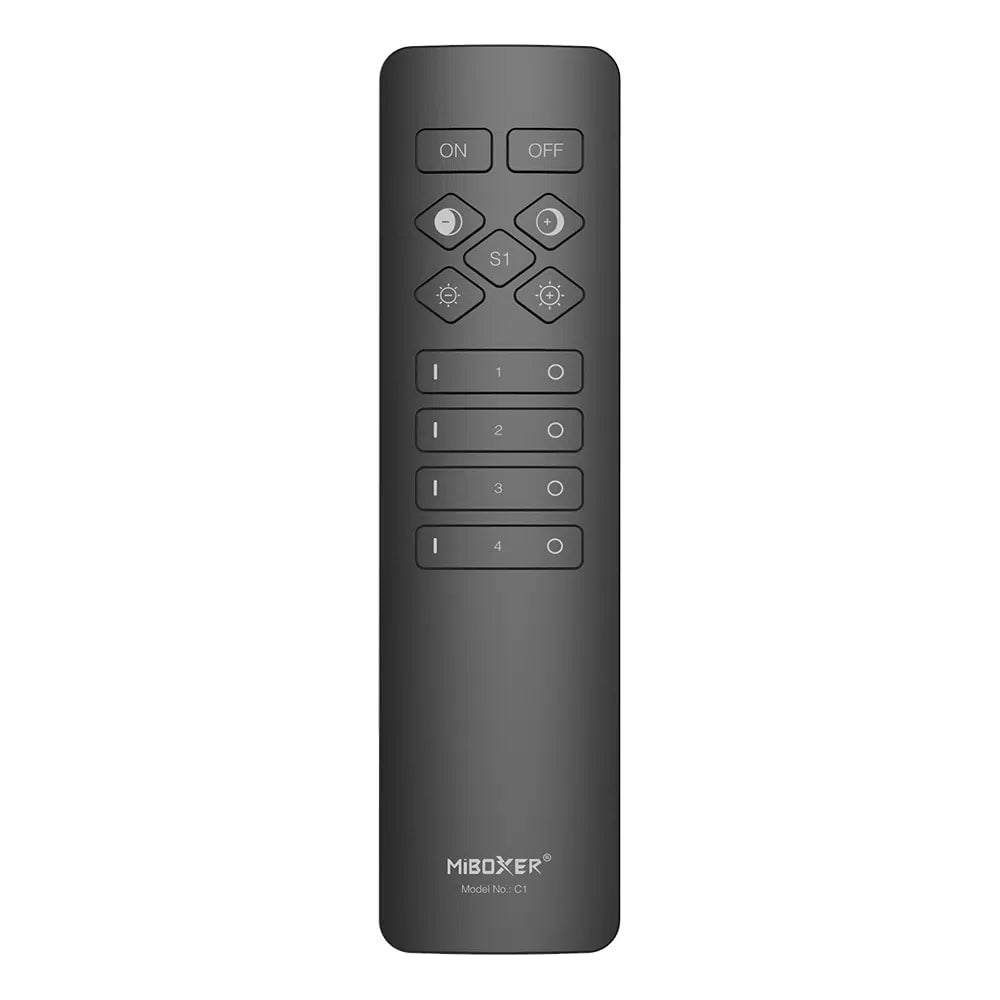 C1-B - 4-Zone Color Temperature Remote (CCT Black Remote) - Walmart.com