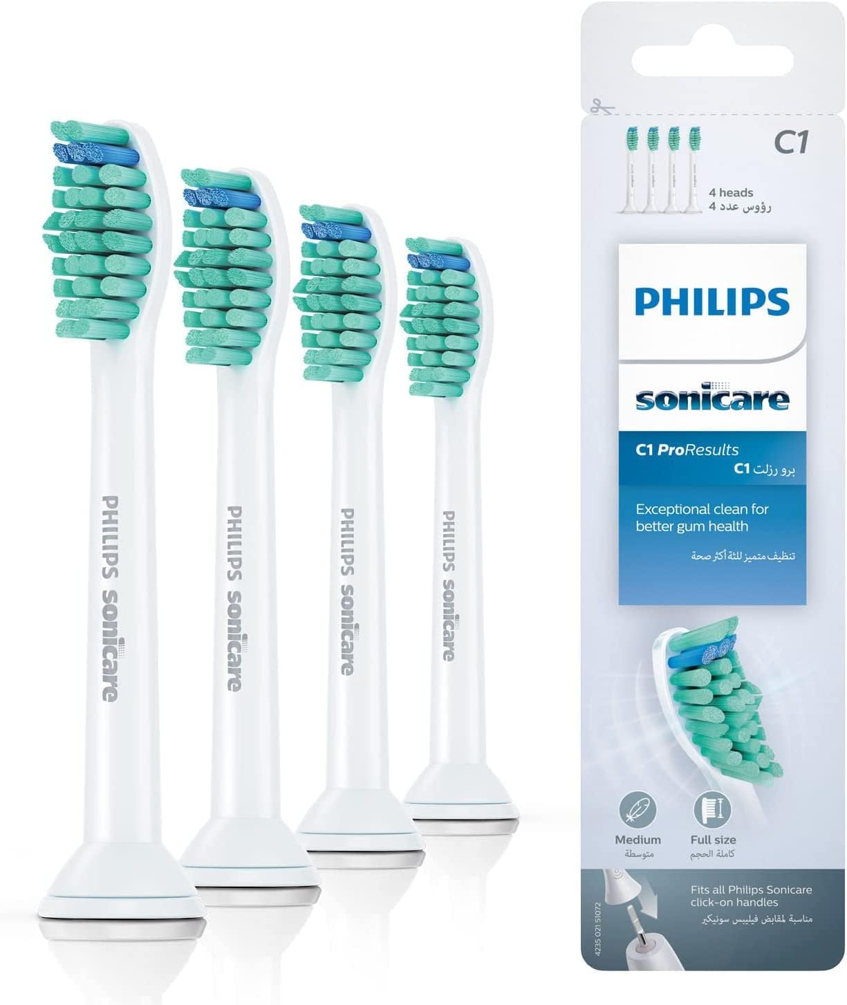 Pyle 4 Replacement Electronic Toothbrush Brush Heads - Black Color ...
