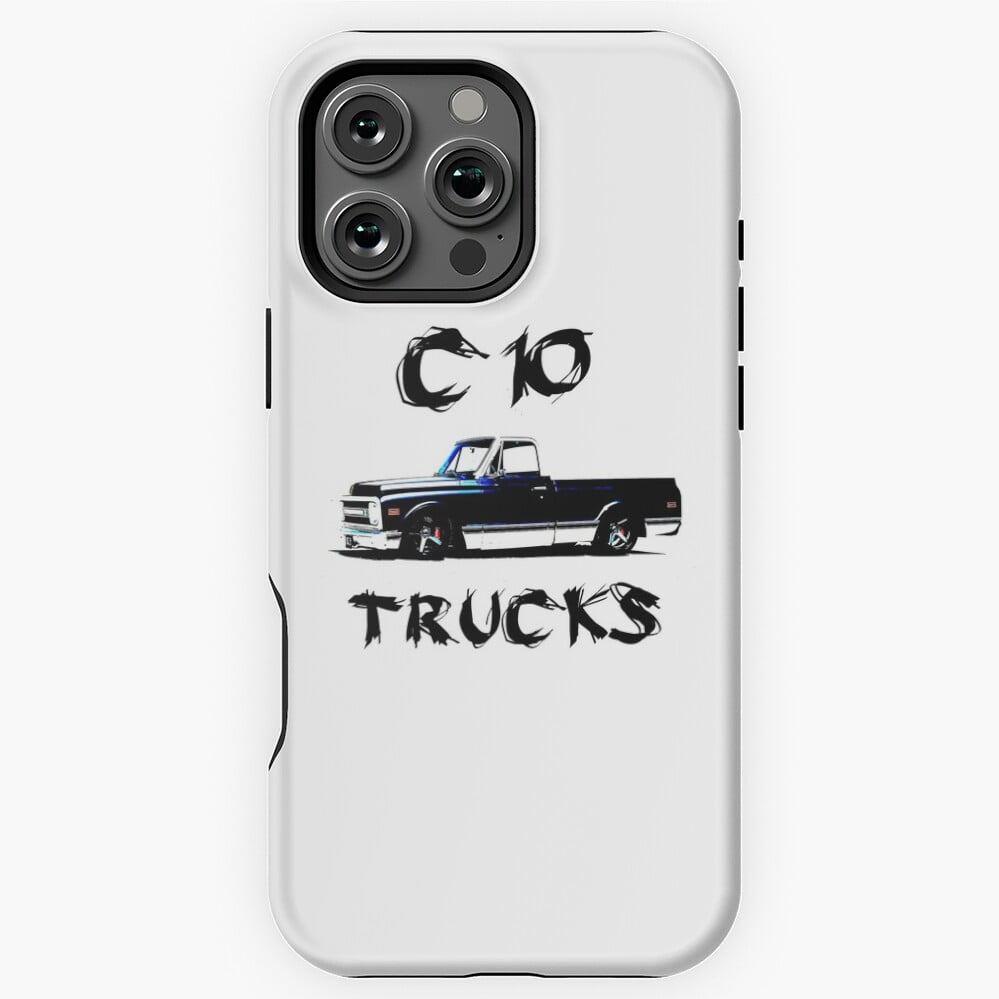 C10 Chevy Truck Lifted Slammed Resto Phone Case for iPhone 16 15 14 13 ...