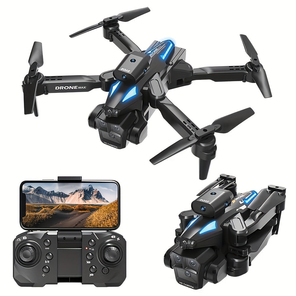 C10 Foldable Four-Axis Quadcopter Mini Drone With 3 Adjustable Cameras ...