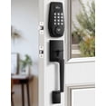 C100 Keyless Entry Door Lock with Handle Set, Deadbolt Lock for Front ...