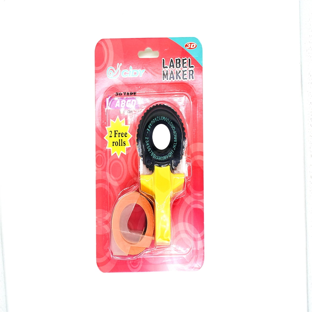 C101 Mini DIY Manual Typewriter Tape Capital Letter Disk Embossing ...