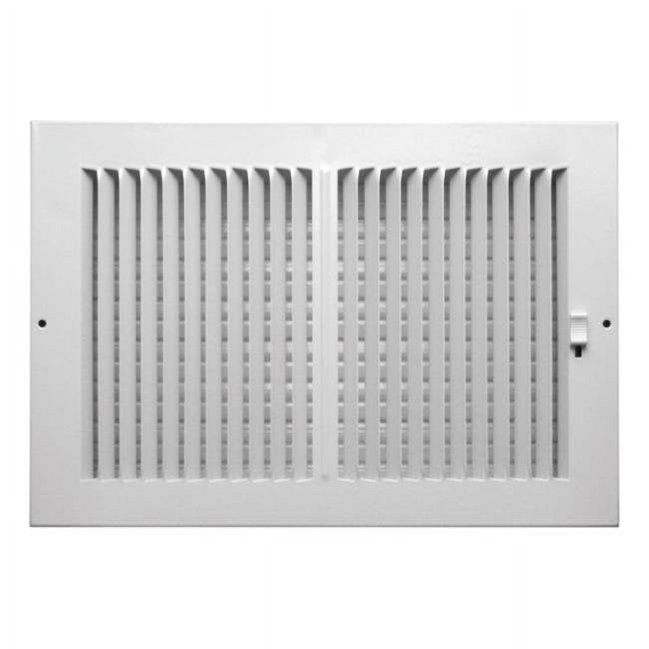 C102M12X08 2 x 08 in. 2 Way Supply Sidewall or Ceiling Register Grille ...