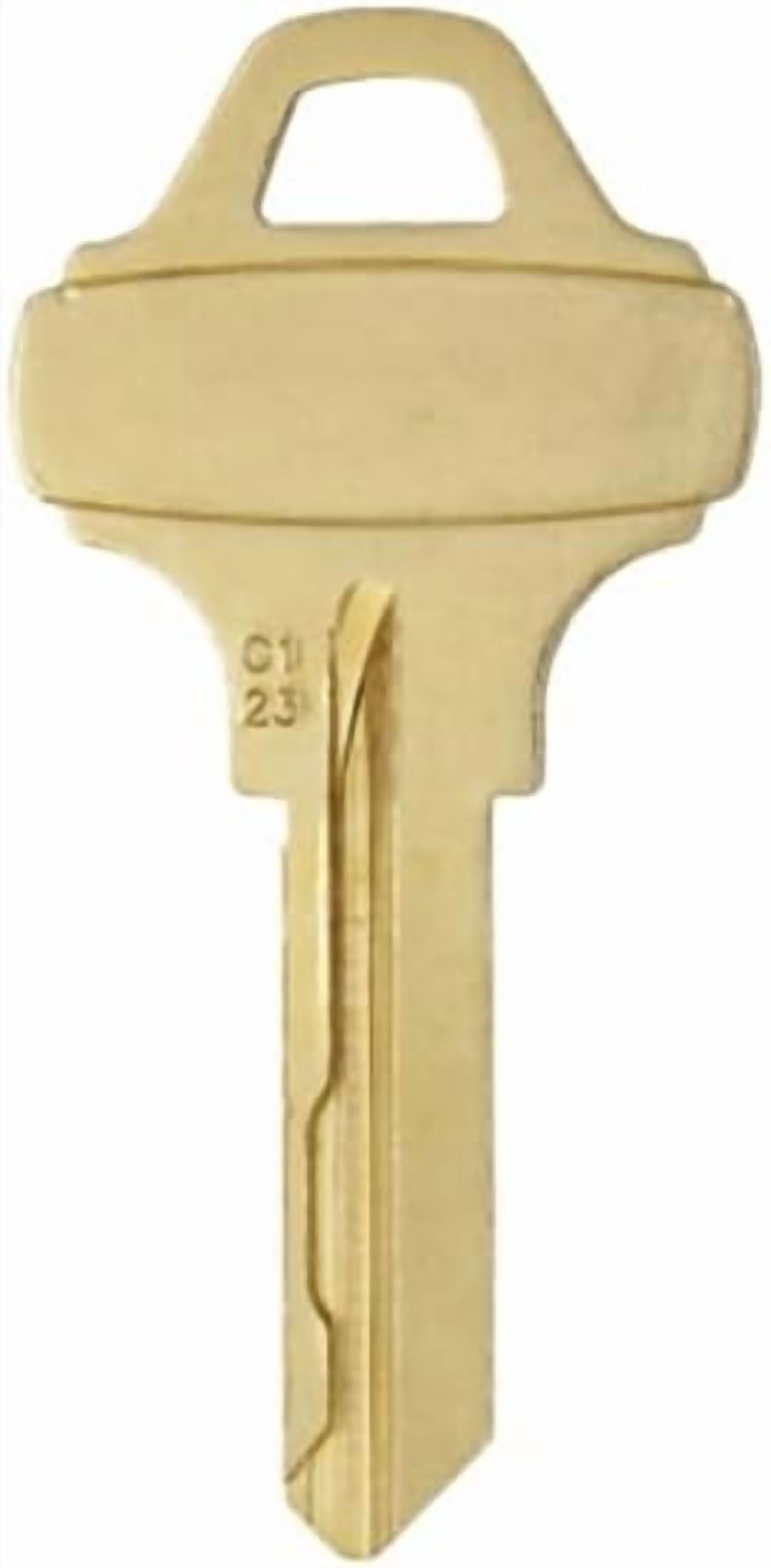 C123 Key Blanks for Residential Schlage SCH Everest Locks (10, Gold ...