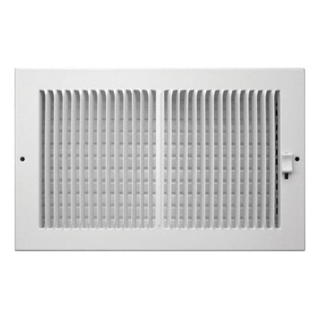 C123M10X6 Steel Floor Baseboard Register White - 10 x 6 in. - Walmart.com