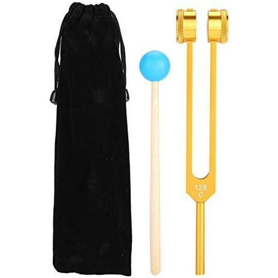 C128HZ Tuning Fork, 1 Pcs Aluminum Ear Cleaning Tuning Fork with Sound ...