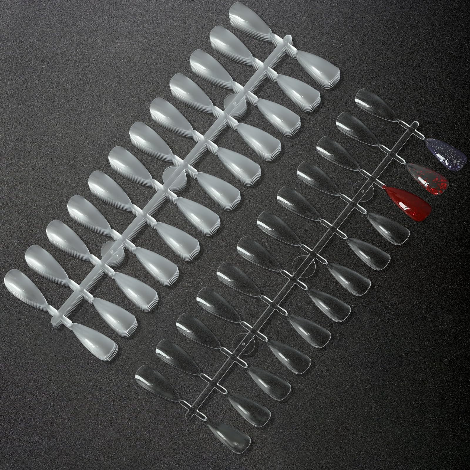C12rtive 480PCS Nail Color TMA2 Display Tips,Almond Shaped Premium ...