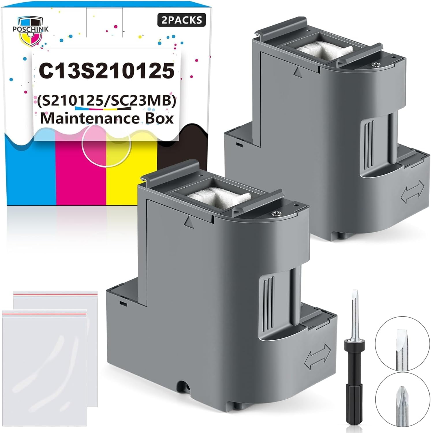 C13S210125 Ink Maintenance Box (S210125/SC23MB), Waste Ink Tank ...