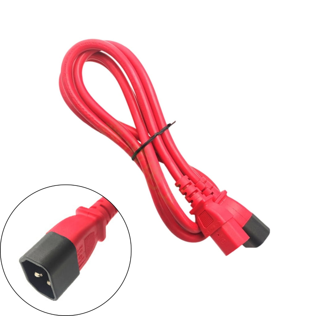 C14 to C13 Mount Power Cable IEC 320 C13 Female to C14 Male Power ...