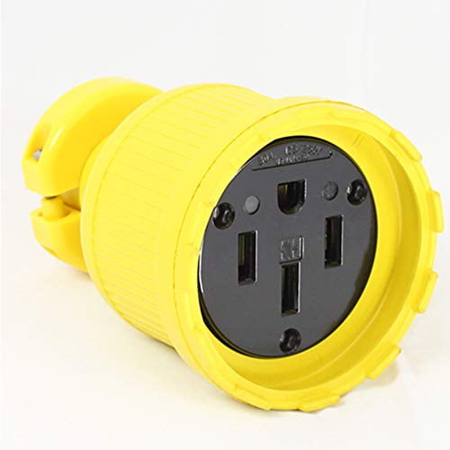 C1450DF Rubber/Polycarbonate Rewireable Flip Seal Connector, 3 Pole/4 ...