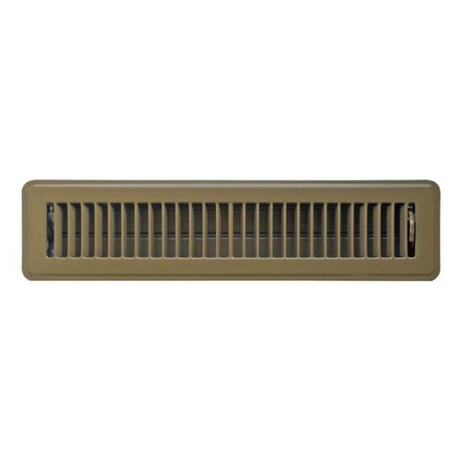 C150MB02X14 Air Vent Floor Register, Durable Heavy Steel, Powder Coated ...