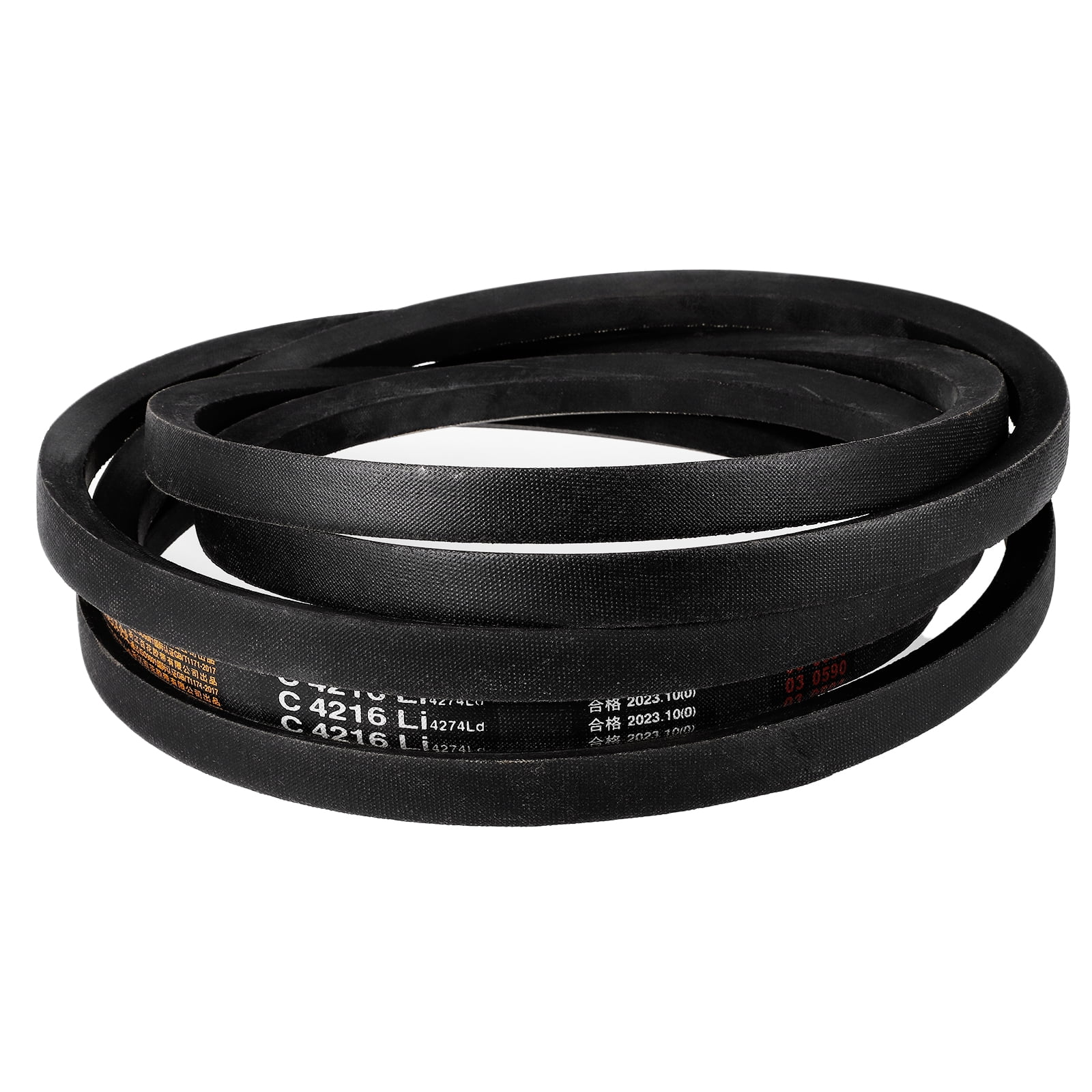 C166 Drive V-Belt, 169.4" Outside Circumference Rubber Wrapped ...