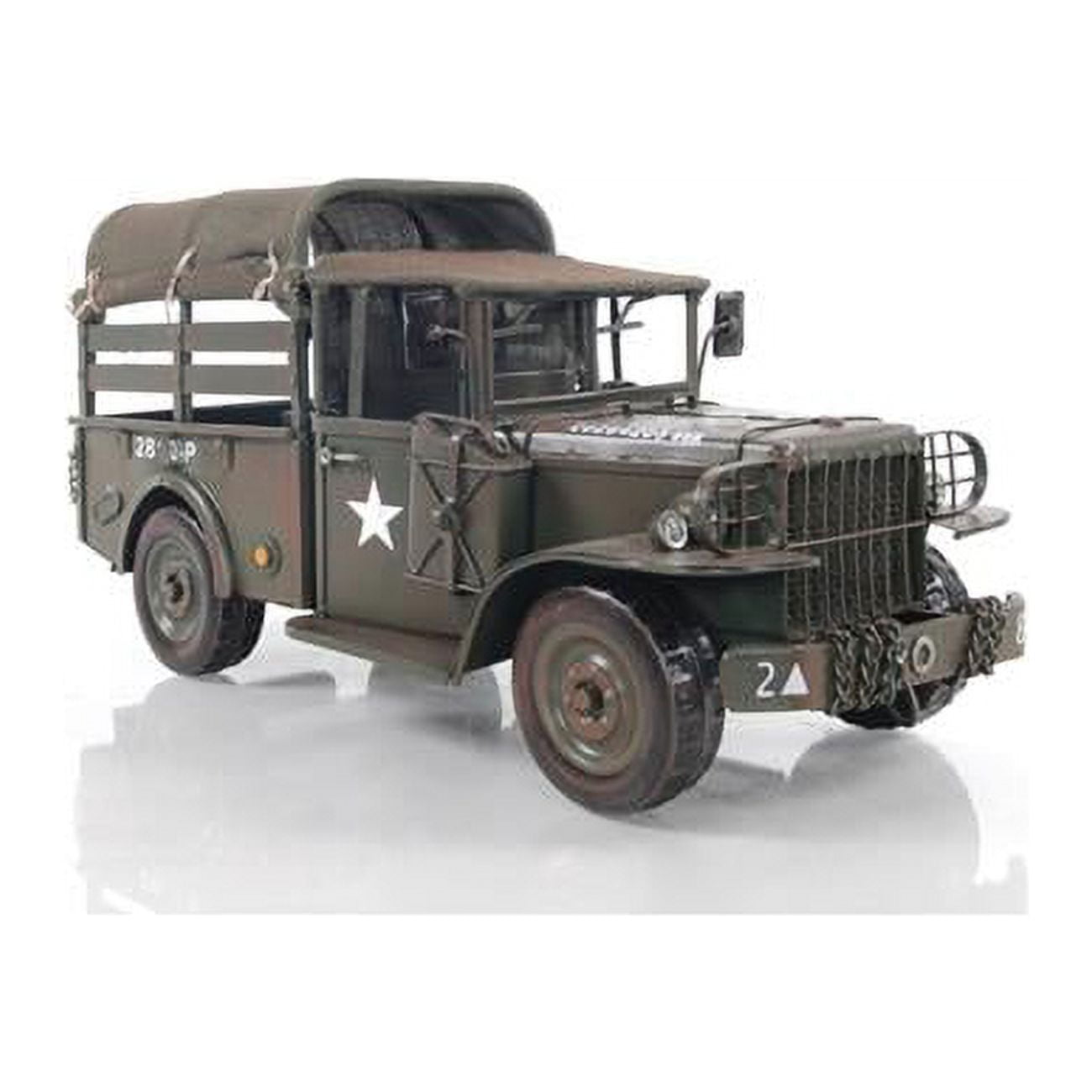 C1951 Dodge M42 Command Truck Sculpture, Army Green - Walmart.com