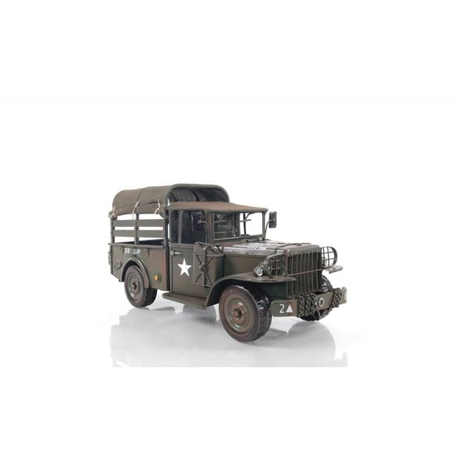 C1951 Dodge M42 Command Truck Sculpture, Army Green - Walmart.com