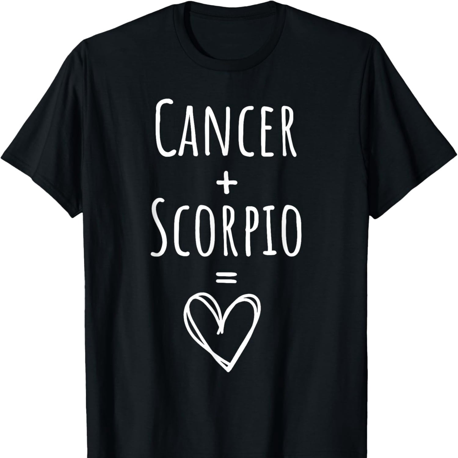 C1Ancer and Scorpio Couple Matching Zodiac Sign T-S1Hirt - Walmart.com