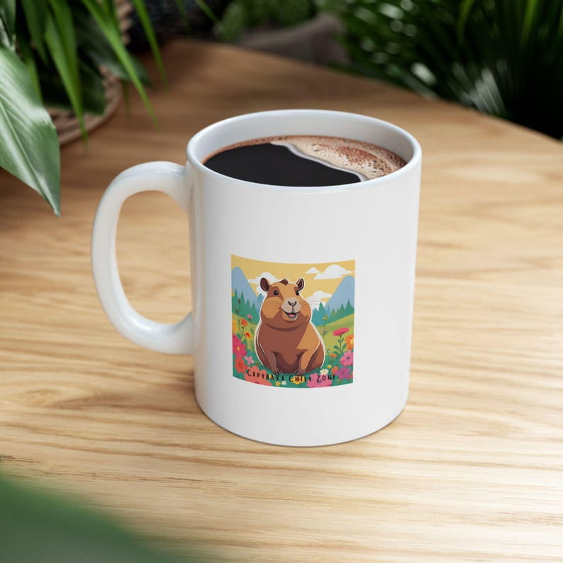 C1Apybara Chill Zone Coffee Mug - Walmart.com