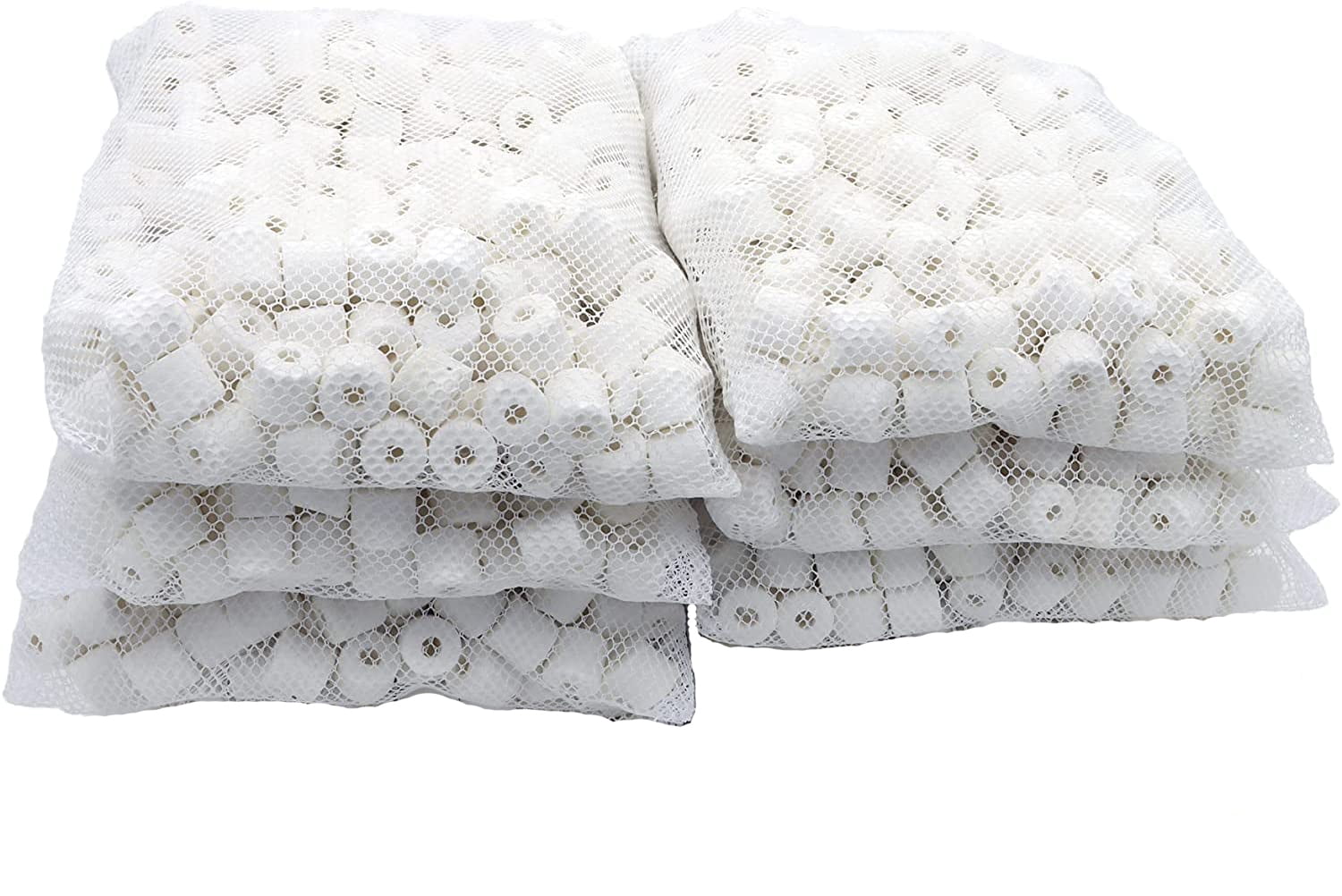 C2 Biological Bacteria House Ceramic Rings Filter Media 6 lbs Bagged ...