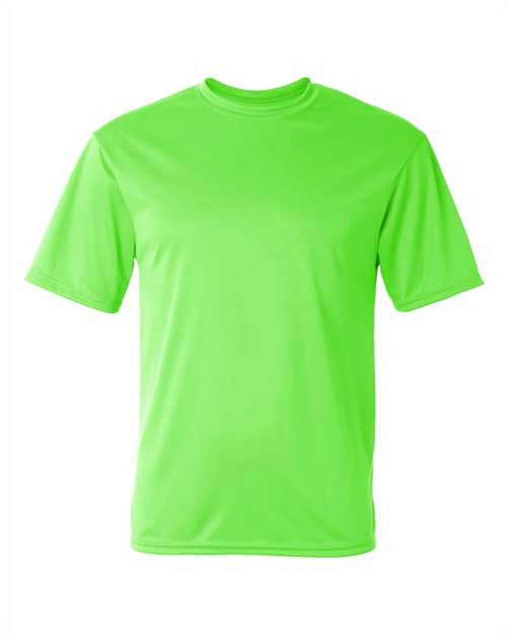 C2 Sport Moisture Wicking Performance T-Shirt, Lime, 3XL | 5100 ...
