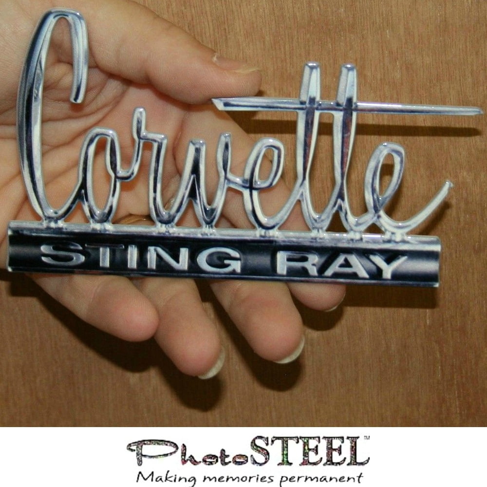 C2 Corvette Metal Magnet Emblem Art Size: 4" x 2.25" - Walmart.com