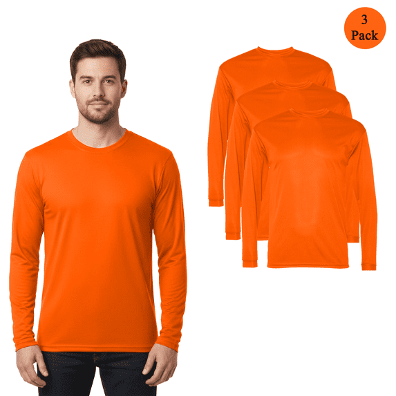 C2 Sport High Performance Work T-Shirt for Men, Hi-Vis Safety Orange ...