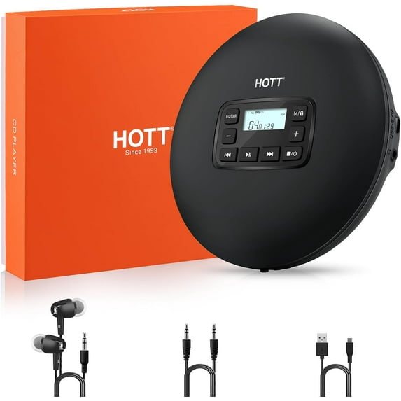 C204 Basic Portable CD Player with Anti-Skip Protection - AA Battery ...