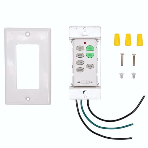 C23 Wall Control Replacement W/Reversing, Fan Speed, & Light, NO Logo ...
