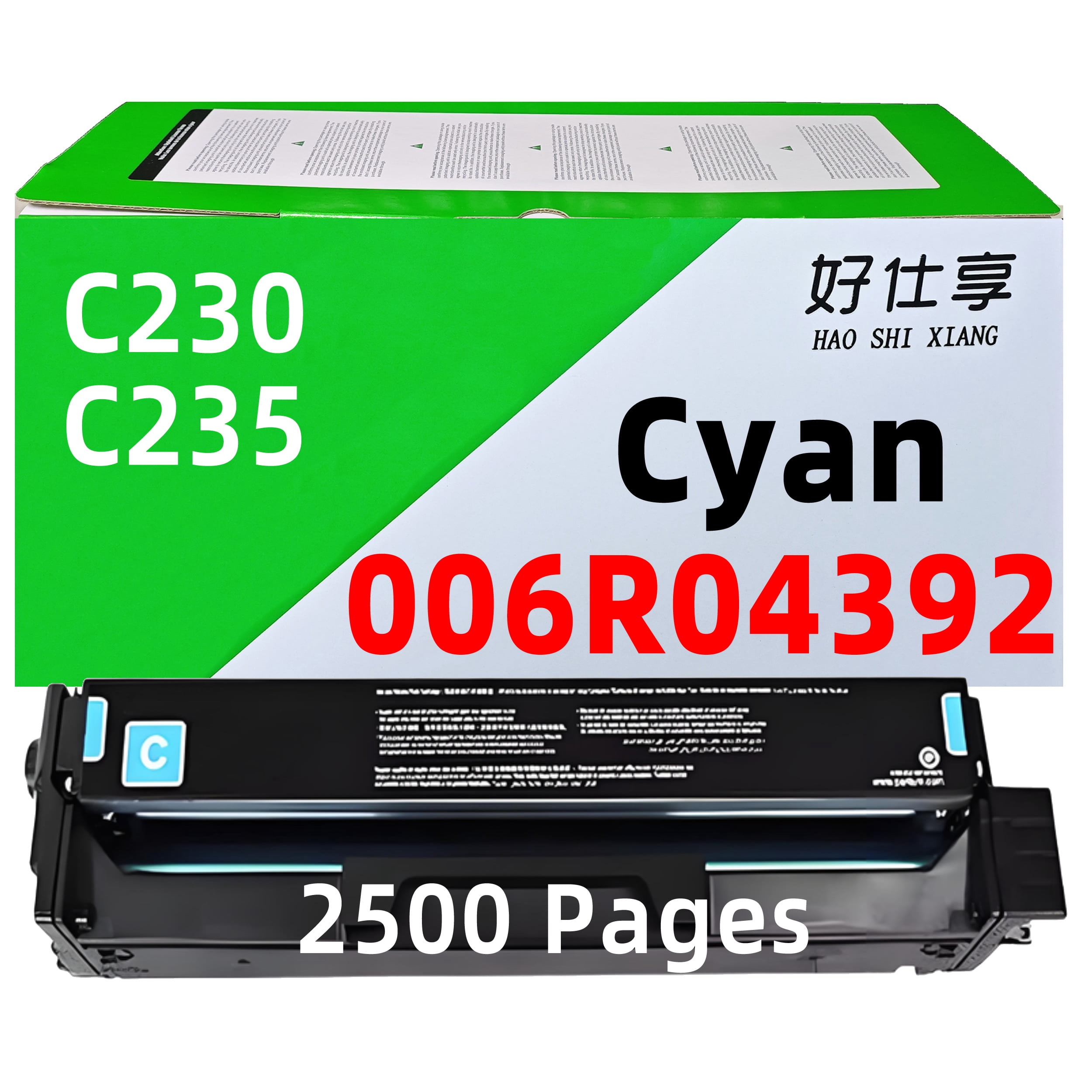C230 C235 High Yield Cyan Toner Cartridges 006R04391 006R04392 ...