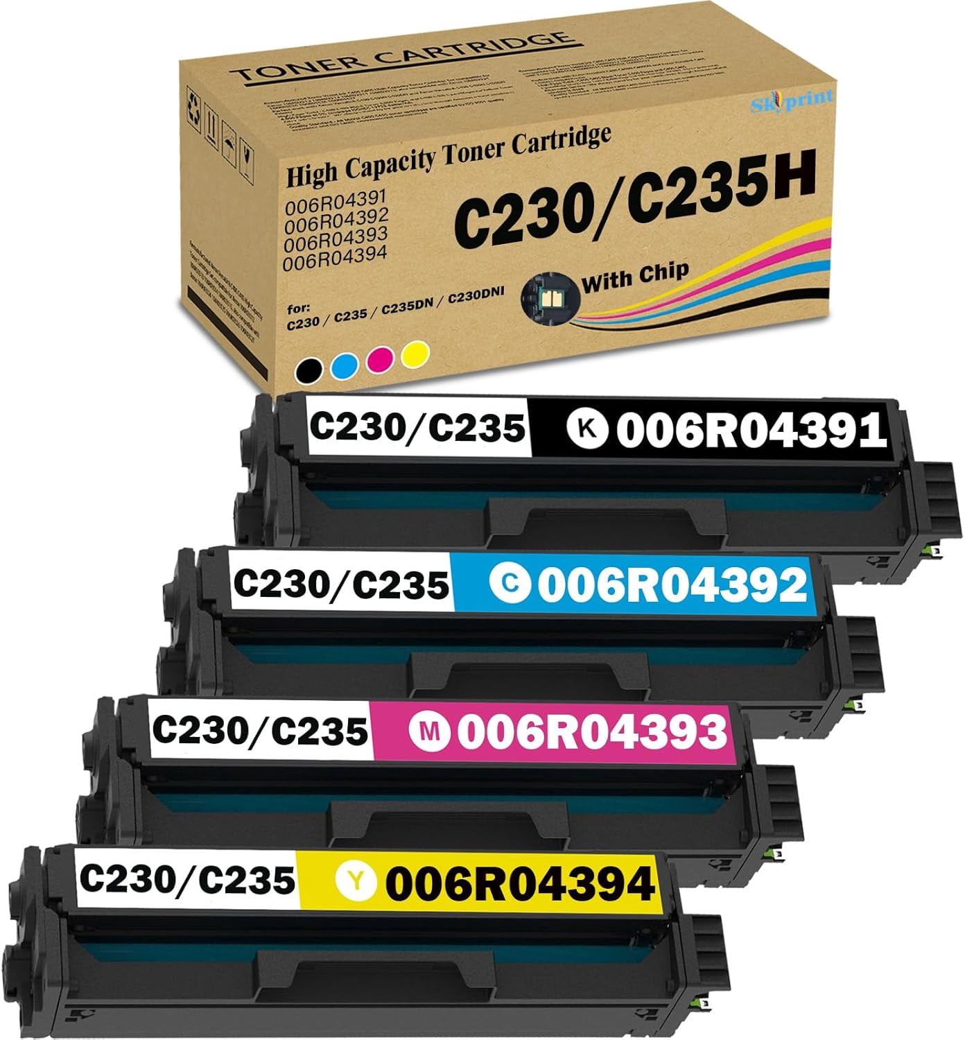 C230 C235 Toner Cartridge High Capacity (with Chip) Xerox 006R04391 ...
