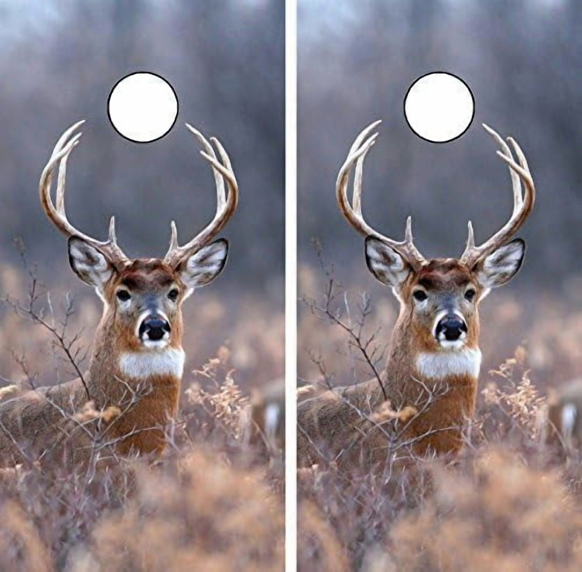C232 Deer Hunting Buck Cornhole WRAP Wraps Laminated Board Boards Decal ...