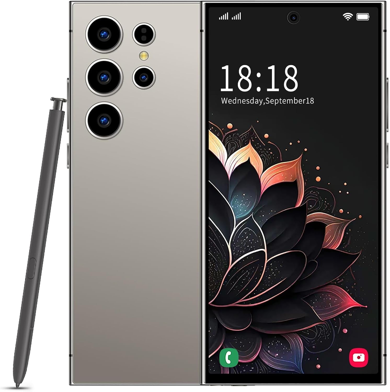 IORTUPO C24 Ultra Unlocked Android 14 Smartphone, 8GB+256GB, 6.8" FHD ...