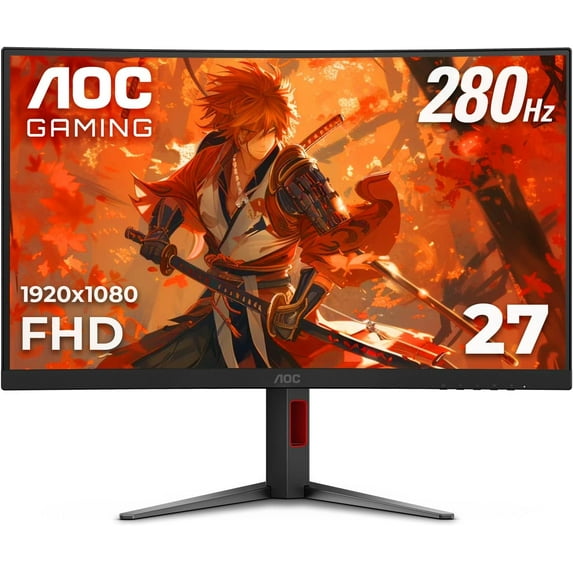 C27G4ZH 27" Curved Frameless Ultra-Fast Gaming Monitor, FHD 1080p, 0 ...