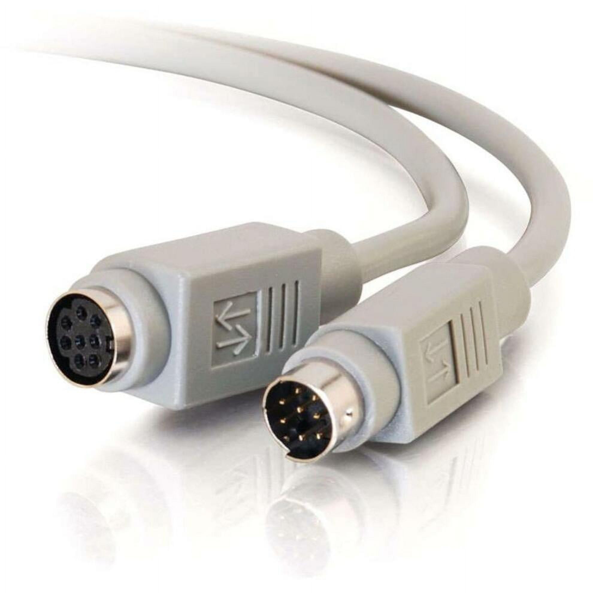C2G 02315 C2G 6ft 8-pin Mini Din M/F Serial Extension Cable - mini-DIN ...