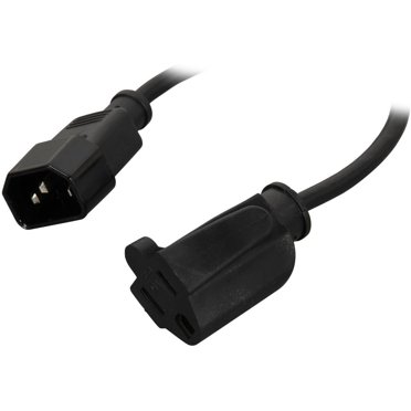 C2G 03137 18 AWG Outlet Saver Power Extension Cord - NEMA 5-15P to NEMA ...