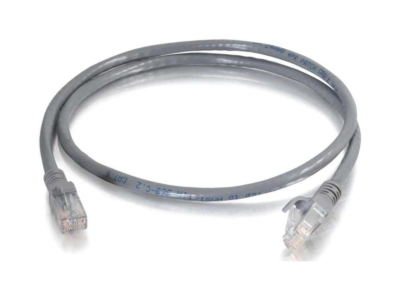 C2G 10301 Cat6 Cable - Snagless Unshielded Ethernet Network Patch Cable, TAA Compliant, Gray (1 ...