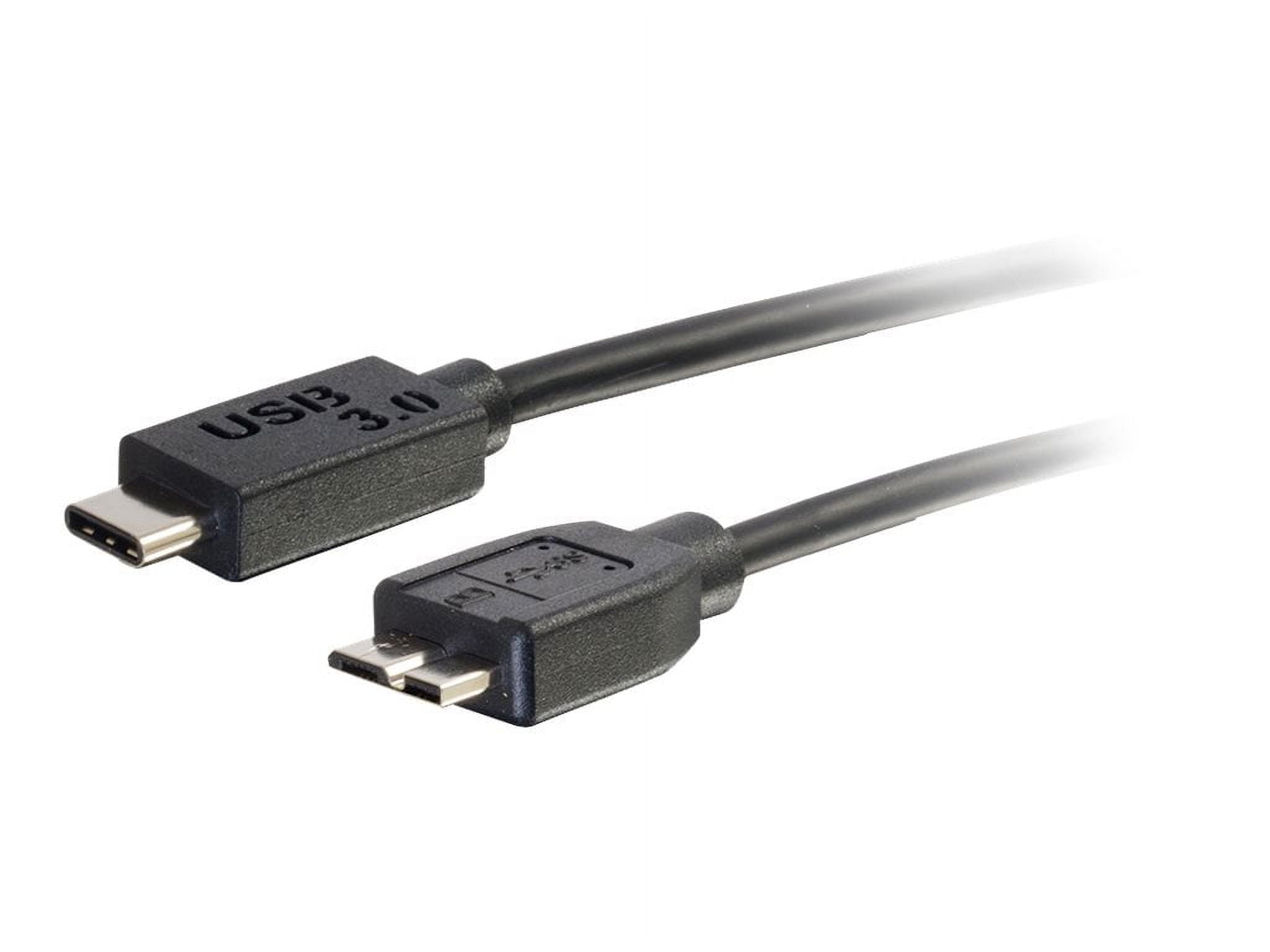C2G 10ft USB 3.1 Gen 1 USB Type C to USB Micro B Cable - USB C Cable ...