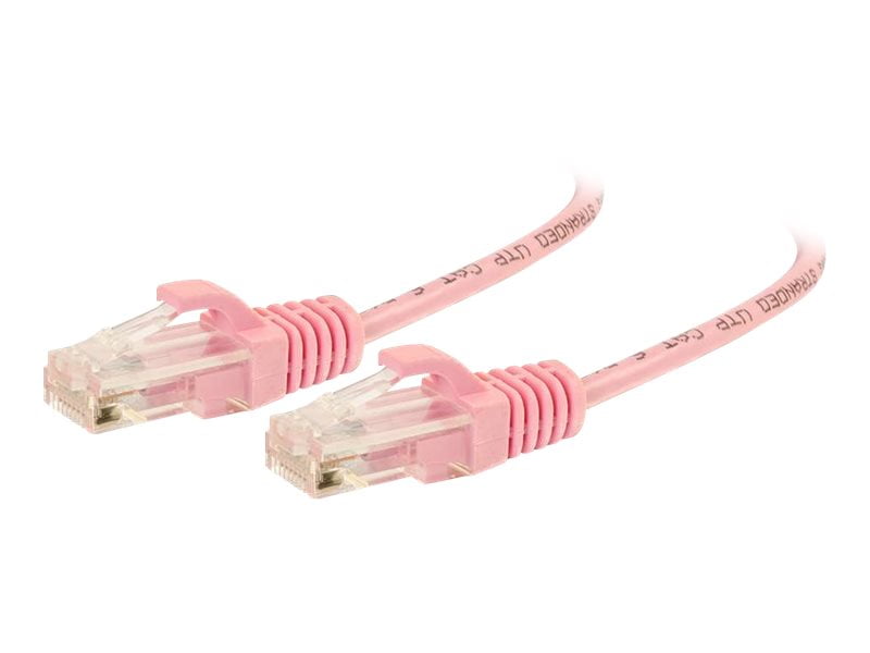 C2G 5ft Cat6 Ethernet Cable - Slim - Snagless Unshielded (UTP) - Pink ...
