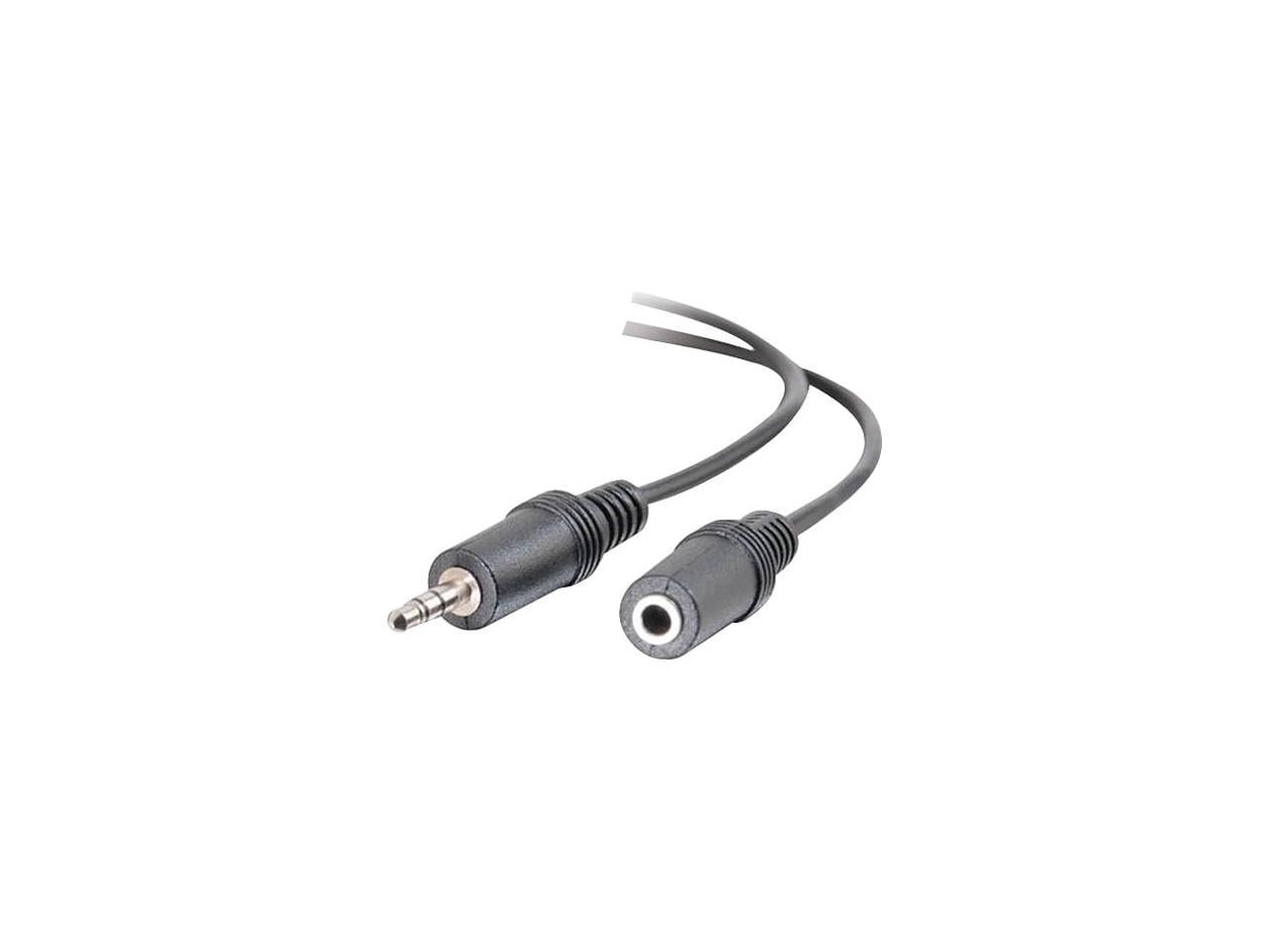C2G 12ft 3.5mm M/F Stereo Audio Extension Cable - Walmart.com