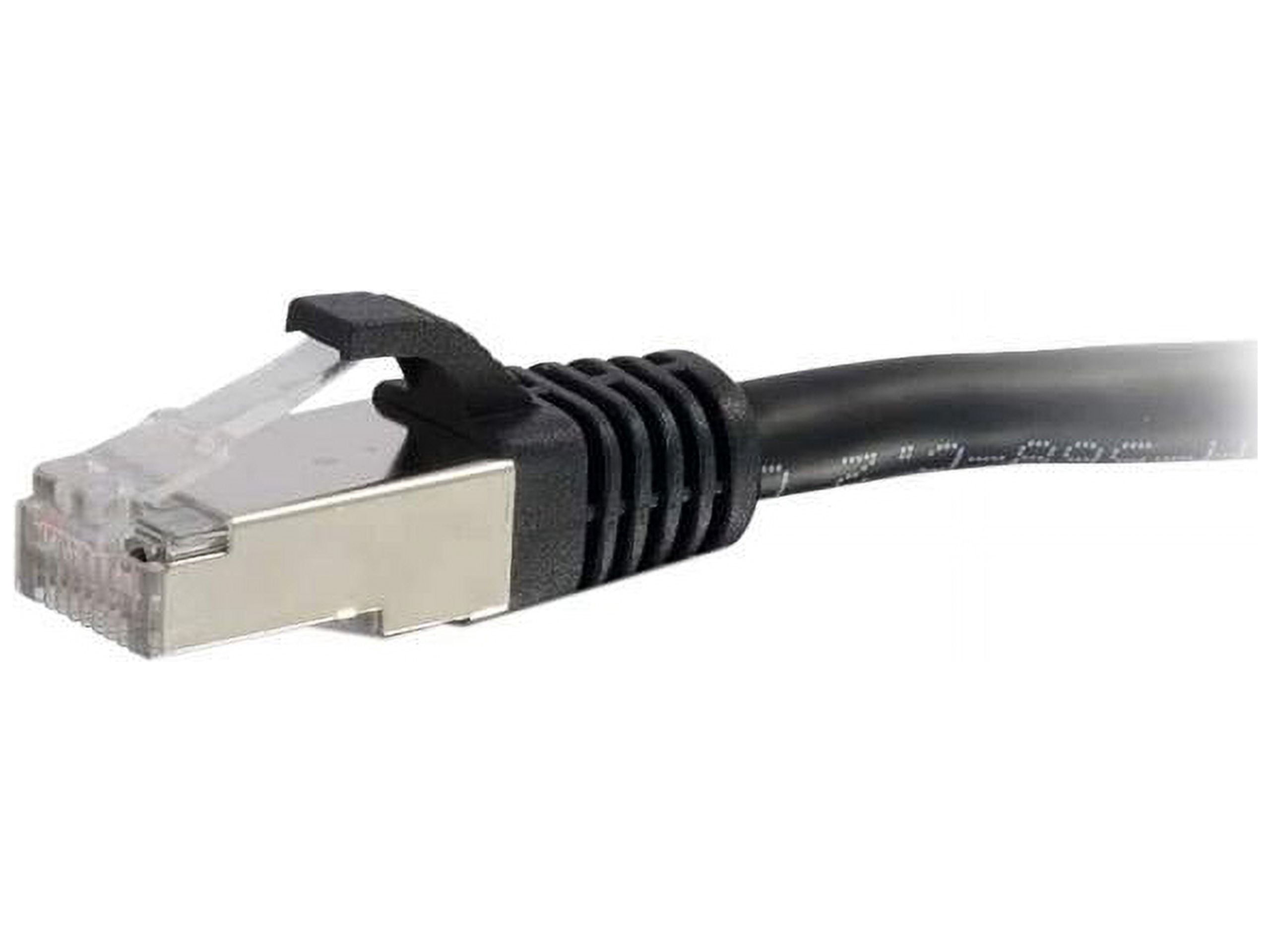 C2G 15ft Cat6 Ethernet Cable Snagless Shielded STP Black 00820 ...