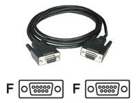 C2G 15ft DB9 F/F Cable - Black - Walmart.com