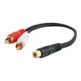 C2G Value Series Y-Cable - Audio adapter - RCA female to RCA male ...