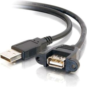 1FT 28061 USB AA M/F PANEL MOUNT USB 2.0 CABLE - Walmart.com