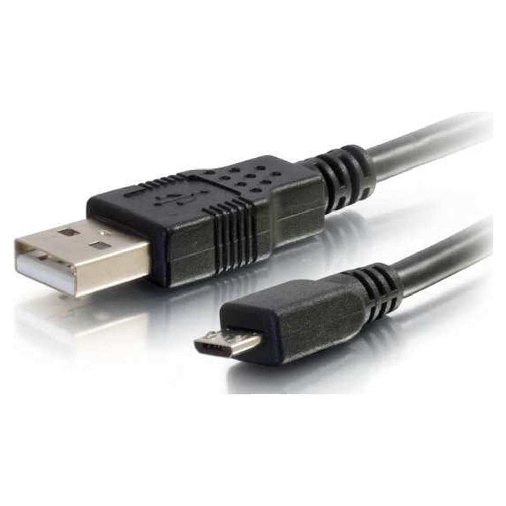 C2G 1ft USB 2.0 A Male to Micro-USB B Male Cable (0.3m) - Walmart.com