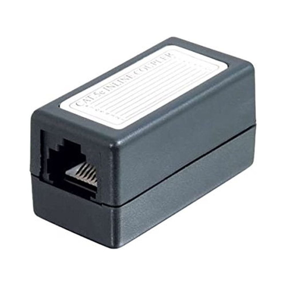 C2G 20201 Cat5E RJ45 Modular Inline Coupler, Black - Walmart.com
