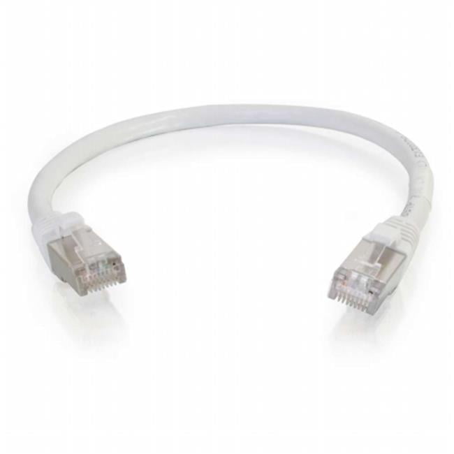 C2G 20ft Cat6 Snagless Shielded (STP)Ethernet Network Patch Cable - White - patch cable - 20 ft ...